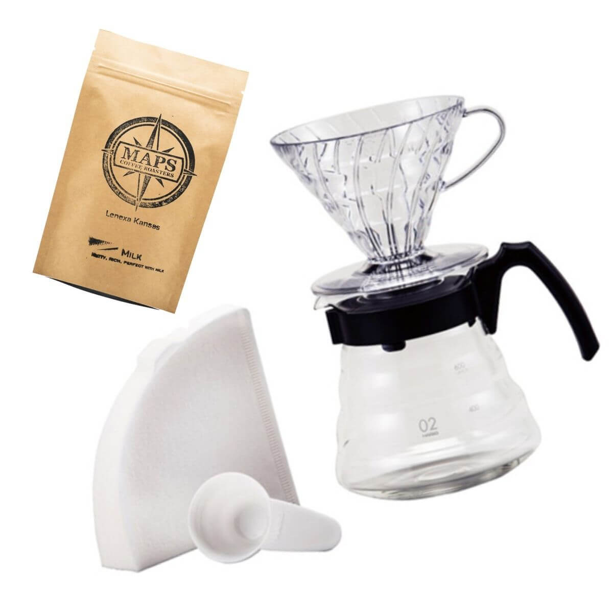 Hario V60 Pour Over Kit – Maps Coffee & Chocolate